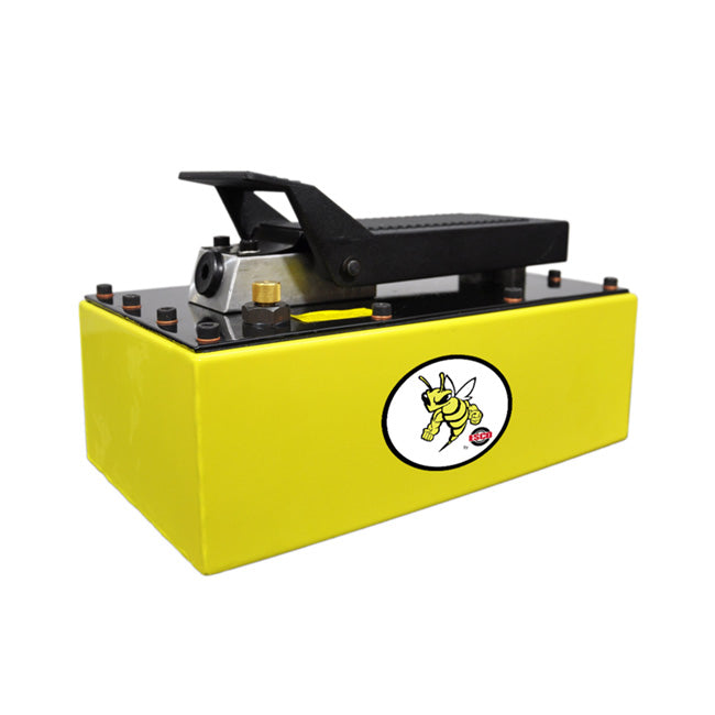 ESCO Yellow Jackit 10877 5 Quart Metal Reservoir Air Hydraulic Pump ...