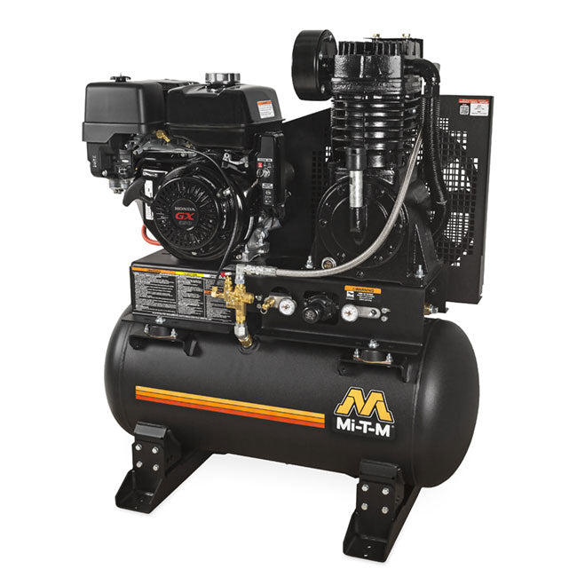 Mi-T-M ABS-13H-30H Compressor Honda GX390 | 30-Gallon | Two Stage Gaso ...