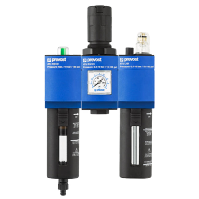 Prevost Compressed Air Treatment Lubricator-Filter-Regulator- 3 Units ...