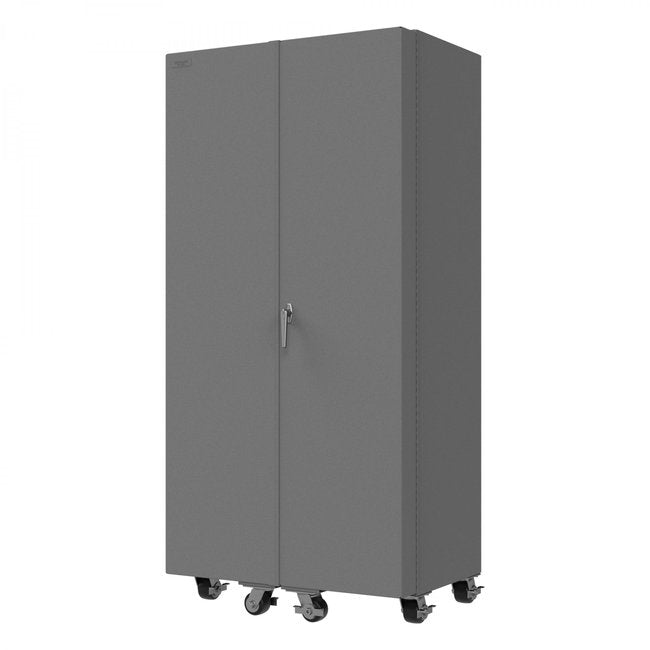 DURHAM MFG DCM36-BDLP-102-3S-95 Mobile Cabinet, 102 Bins, 3 shelves ...