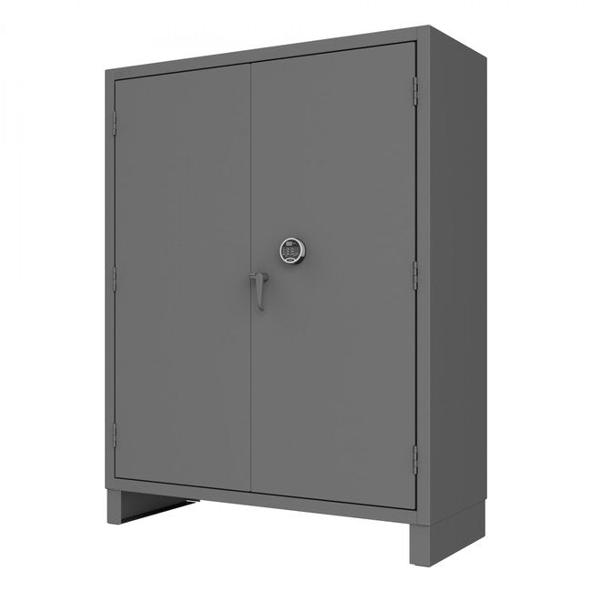 DURHAM MFG HDCPL-246078-4S-95 Access Control Cabinet, 4 Shelves, Gray ...