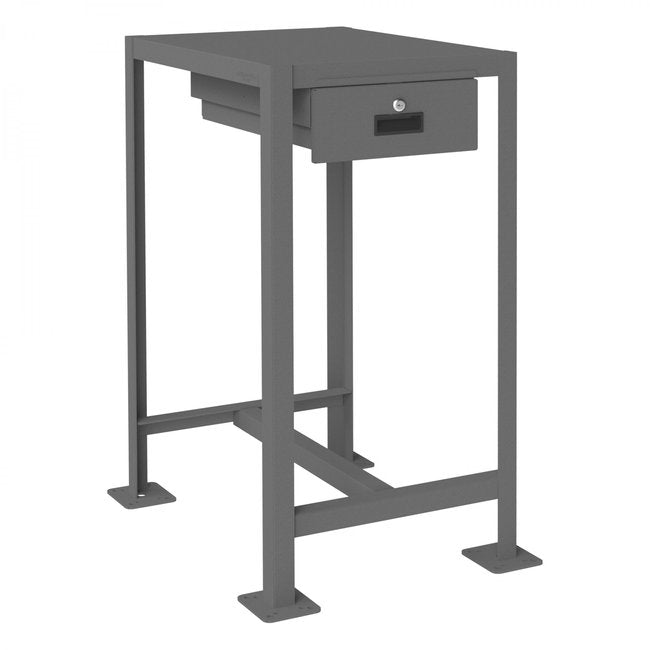 DURHAM MFG MTD182436-2K195 MT Workbench, 1 Shelf, 1 Drawer, 18 x 24 ...
