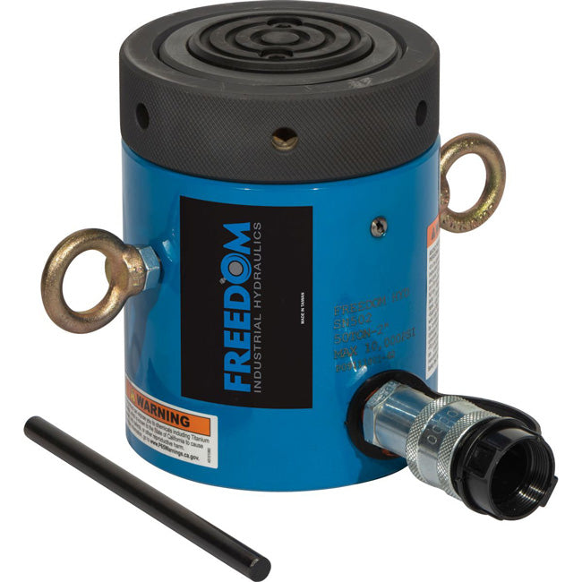 Freedom Hydraulics SN502 – 50 Ton Locknut Cylinder, 2 in. Stroke – Tire ...